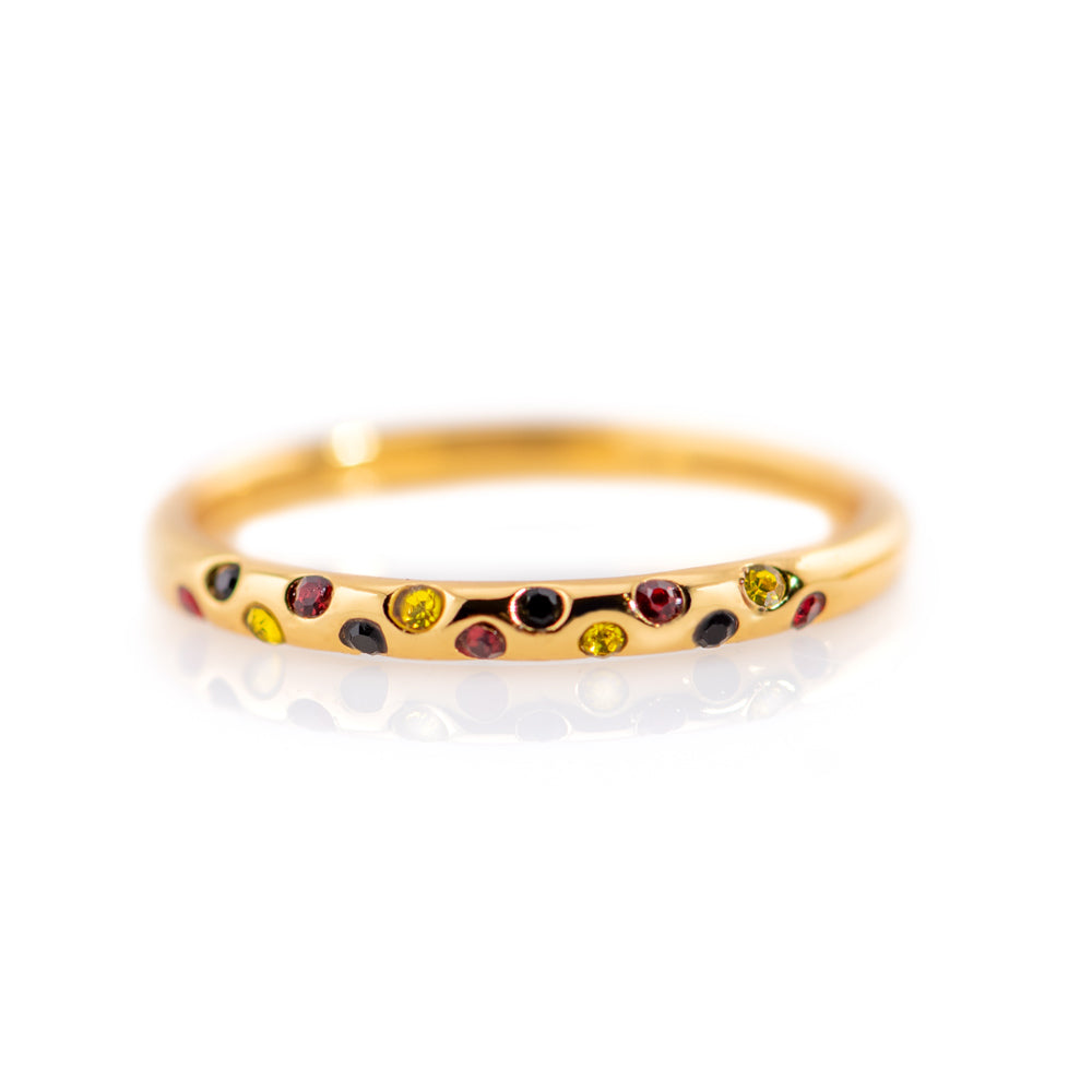 Sade Ring | Aboriginal Flag Jewellery