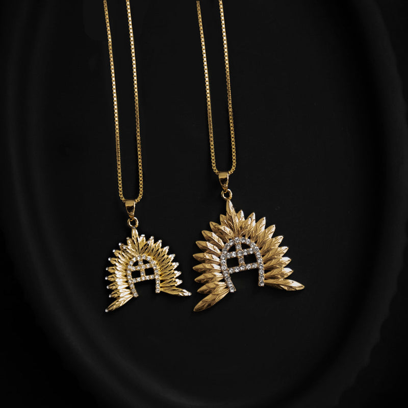 Gold Crystal Dhari Pendant | Torres Strait Island Dhoeri – BROSISCUS